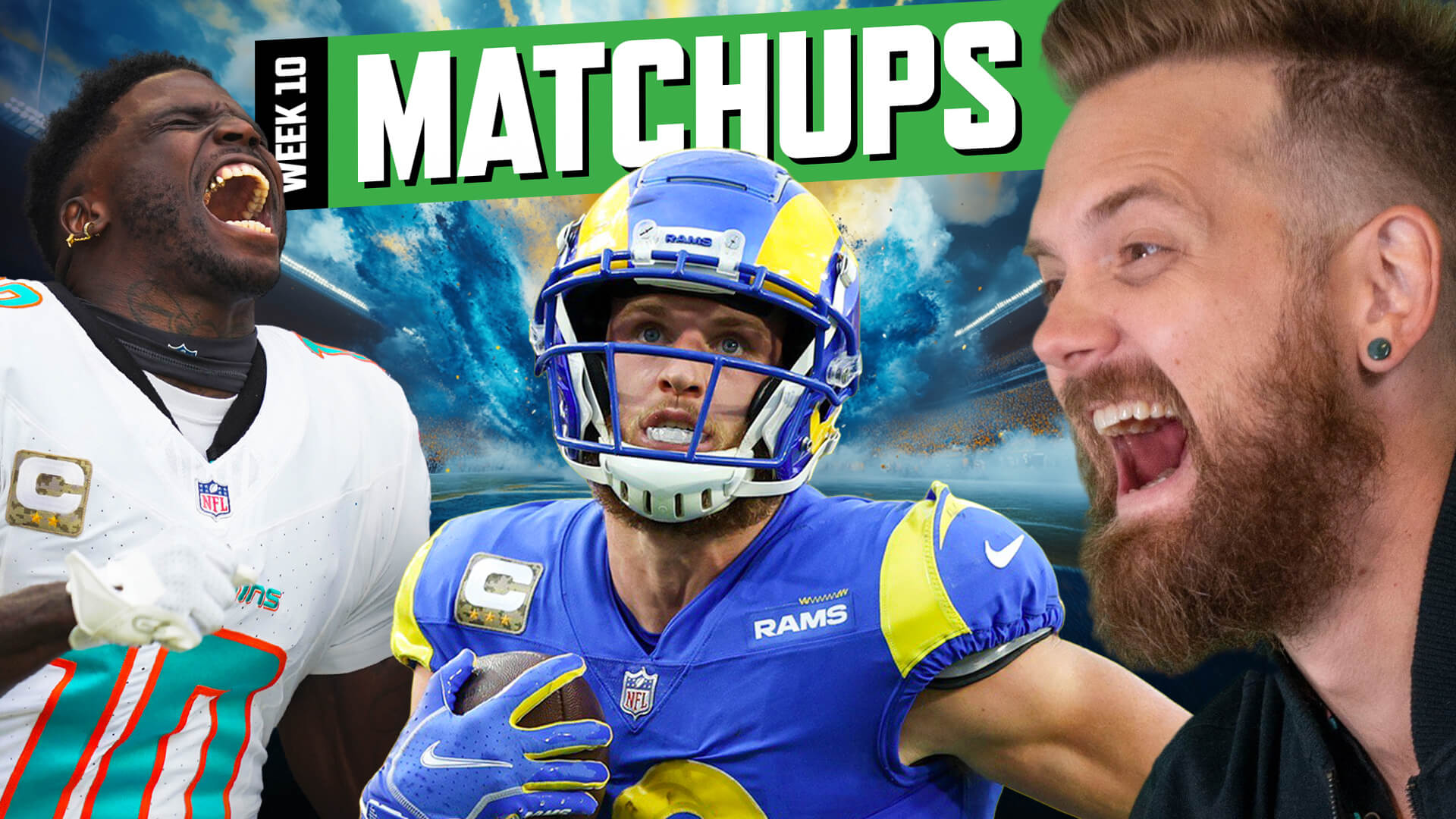 Week 10 Matchups + Double Shame, Chase BOOM! - Fantasy Footballers Podcast
